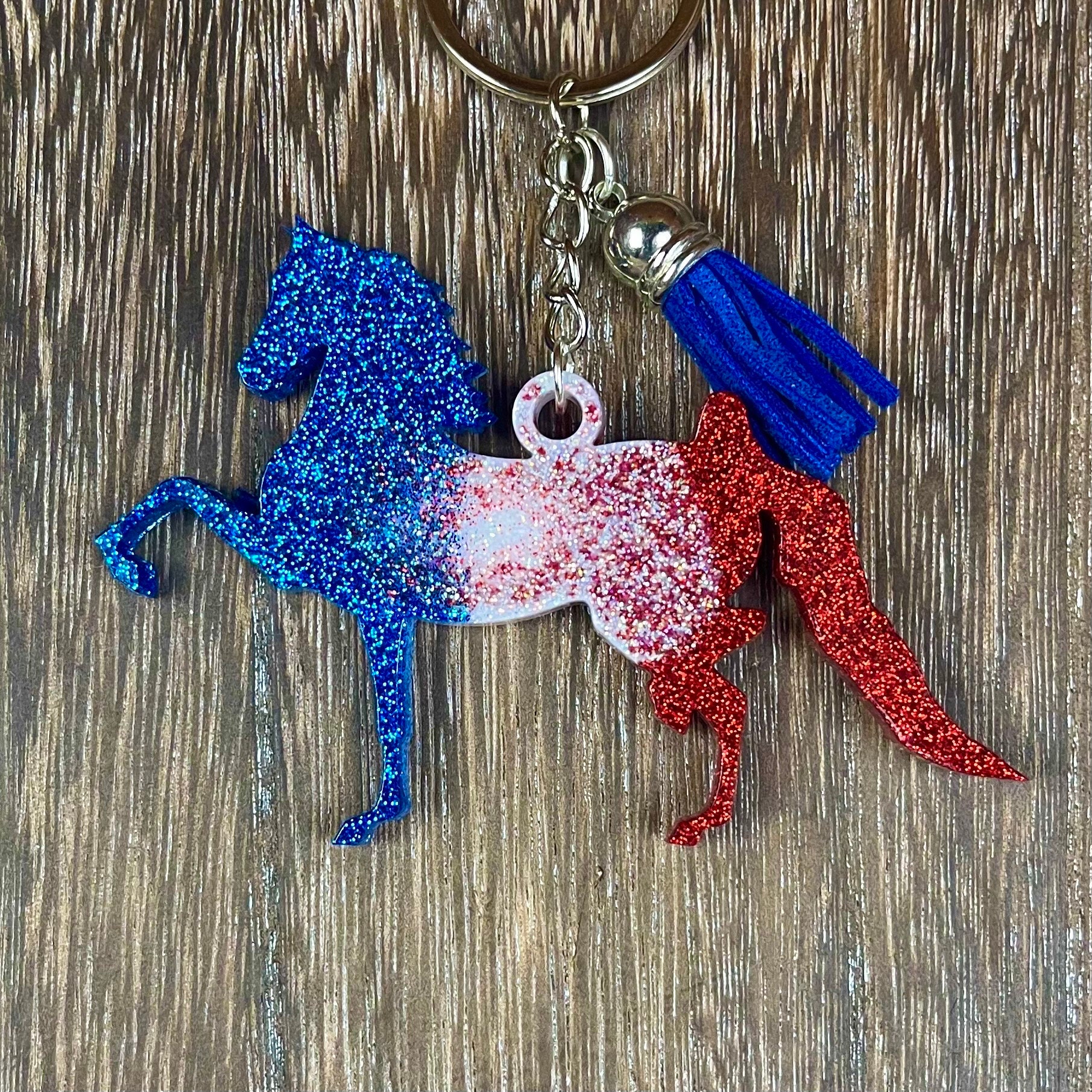 Resin Saddlebred Horse Keychain - Etsy