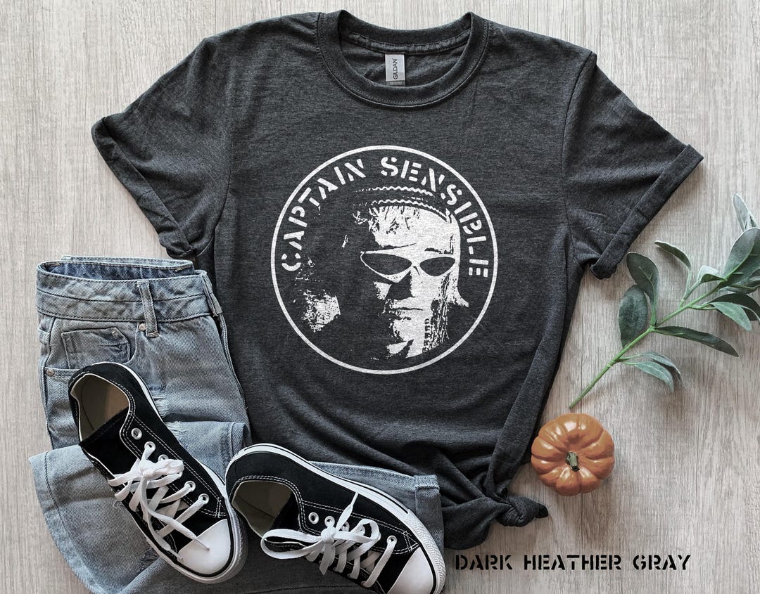 Captain Sensible T Shirt Unisex Short Sleeve - Etsy