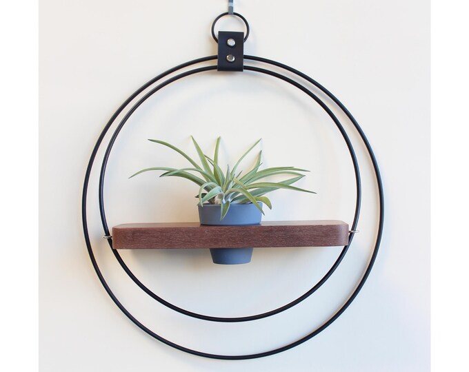 Modern Wall Mounted Plant Shelf - Modern Wall Decor, Home Decor, Wall ...