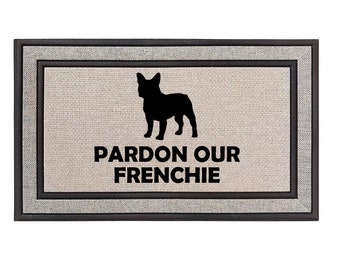 Bulldog Door Mat | Etsy