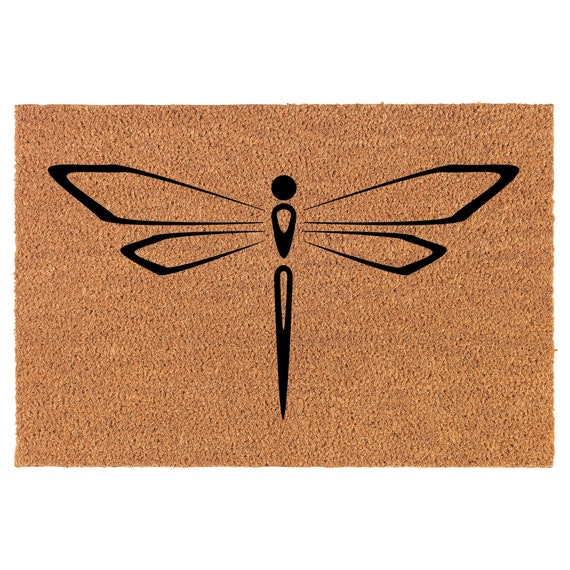 Dragonfly Coir Doormat Door Mat Entry Mat Housewarming Gift - Etsy