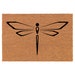 Dragonfly Coir Doormat Door Mat Entry Mat Housewarming Gift Newlywed ...