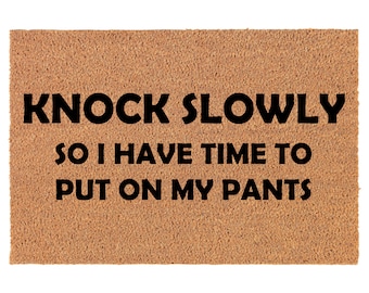 Funny Door Mat Pants - Etsy