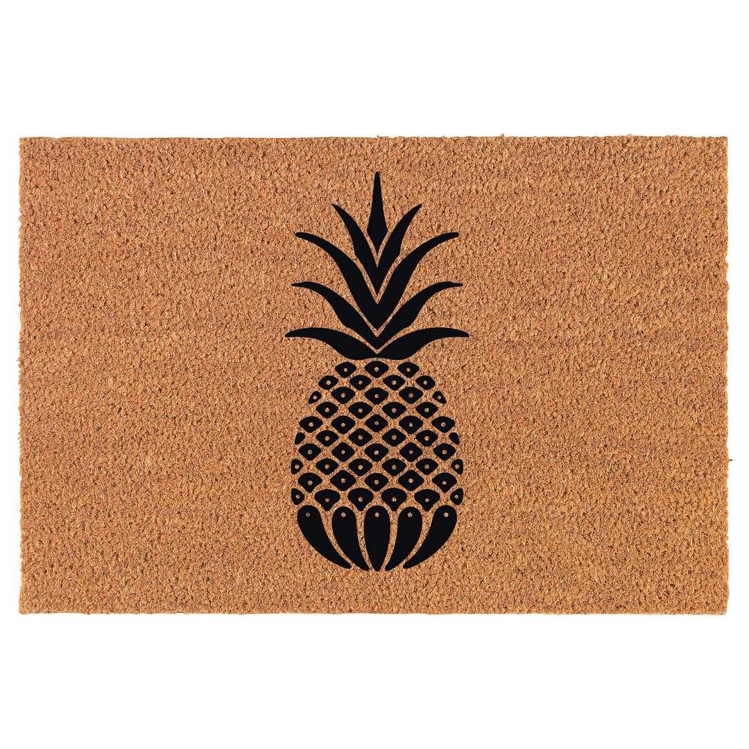 Pineapple Coir Doormat Door Mat Entry Mat Housewarming Gift Newlywed ...