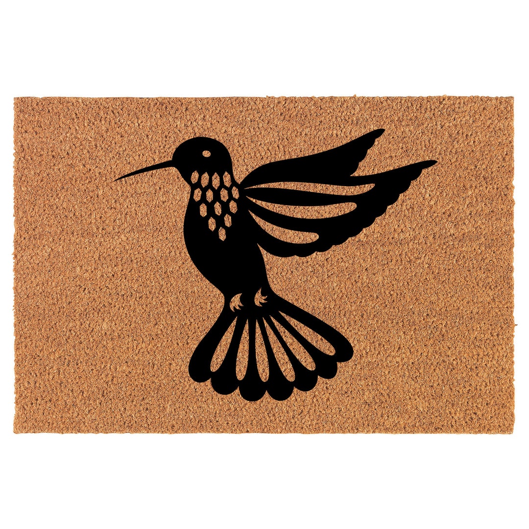 Hummingbird Coir Doormat Door Mat Housewarming Gift Newlywed Gift ...