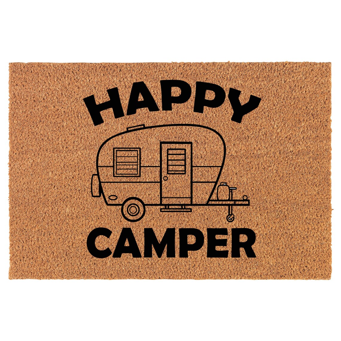 Happy Camper RV Camping Coir Doormat Door Mat Entry Mat | Etsy