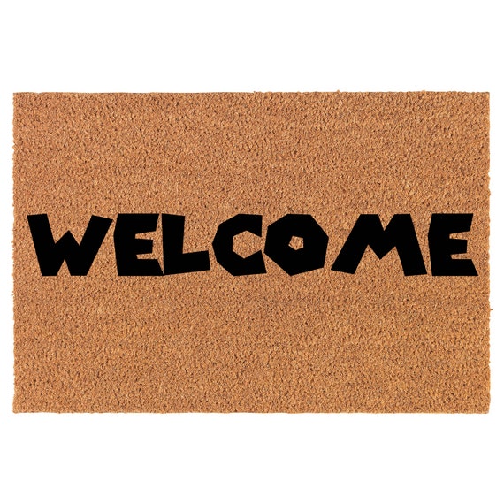 Welcome Retro Video Game Gamer Coir Doormat Door Mat | Etsy