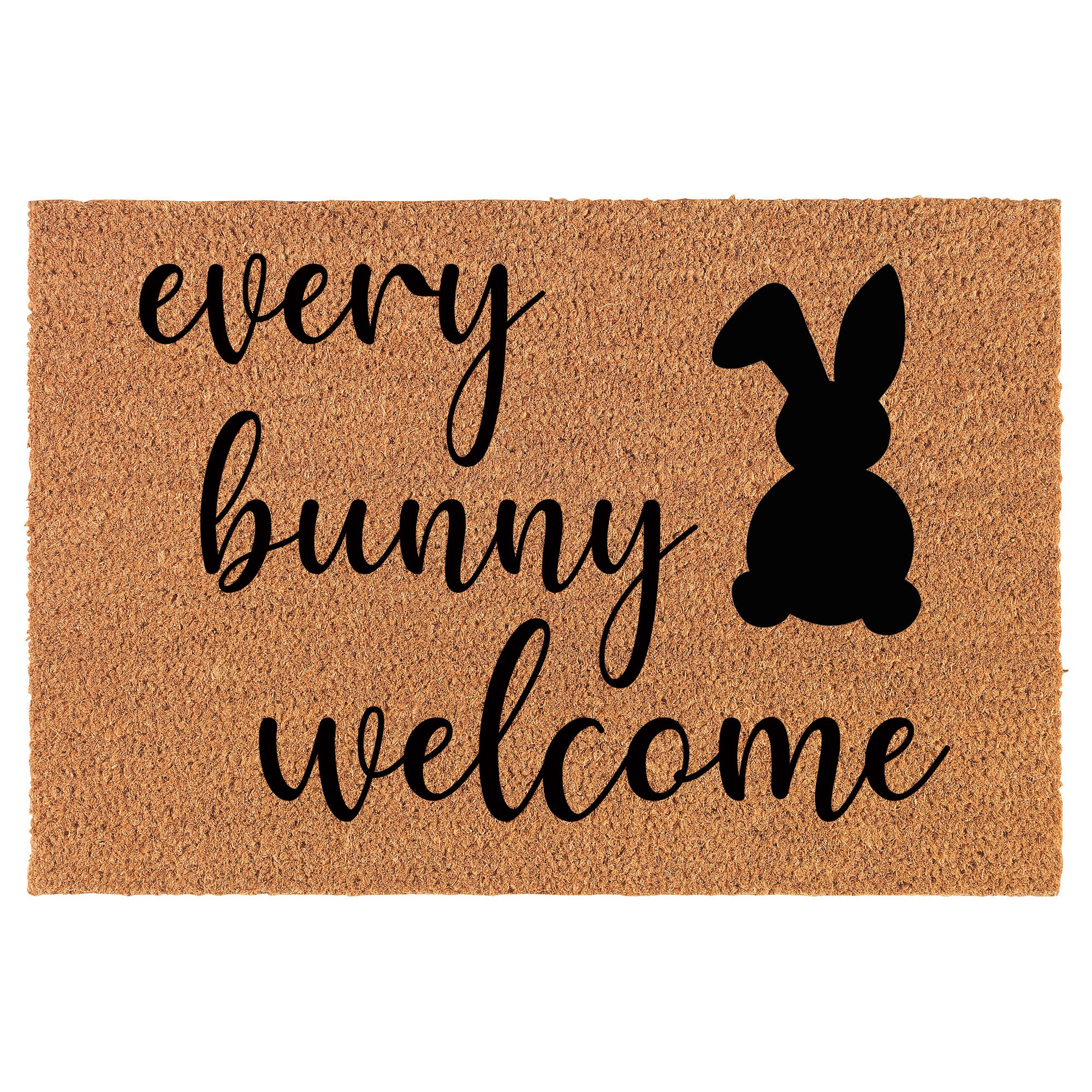 Every Bunny Welcome Easter Funny Rabbit Coir Doormat Door Mat | Etsy