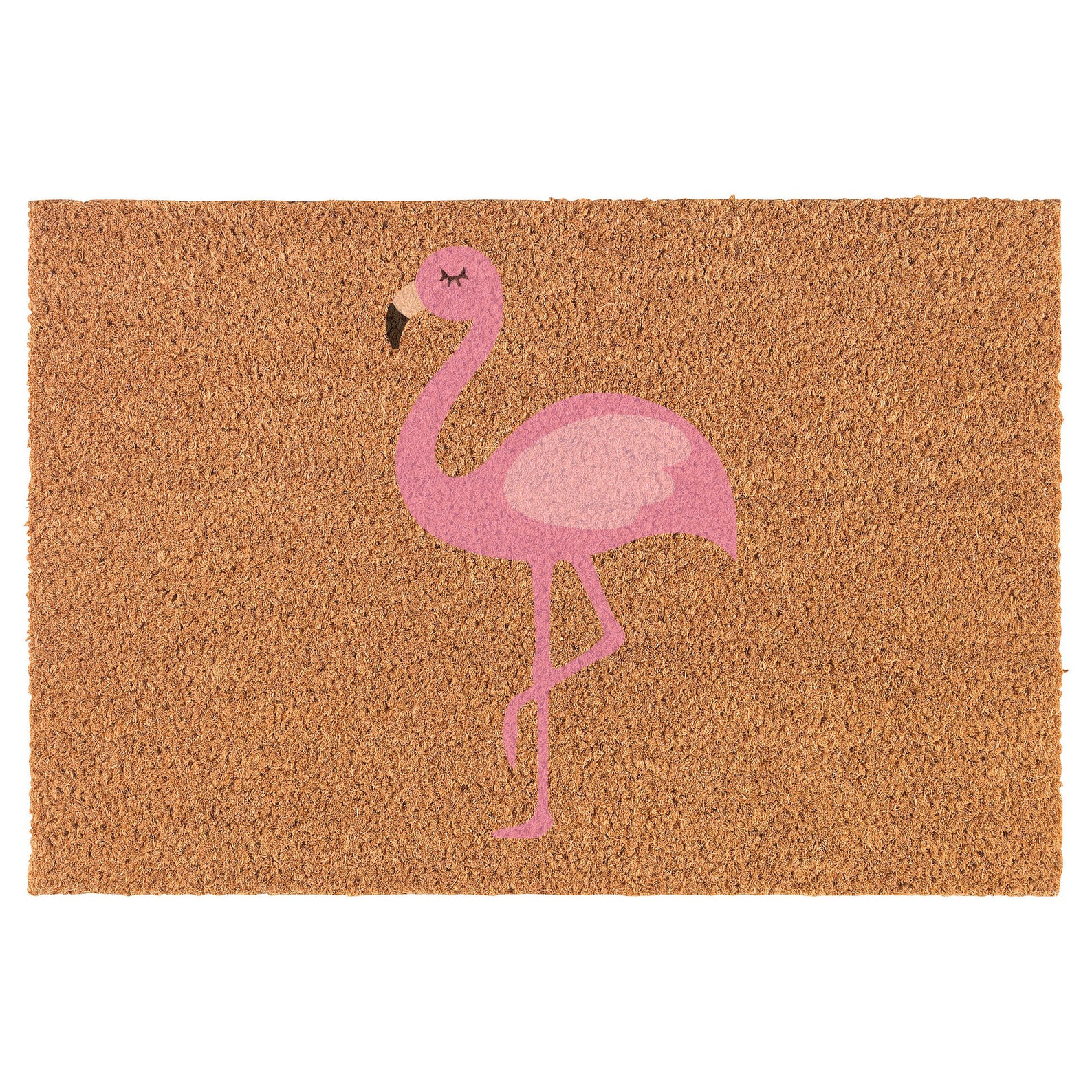Pink Flamingo Color Coir Doormat Door Mat Housewarming Gift - Etsy