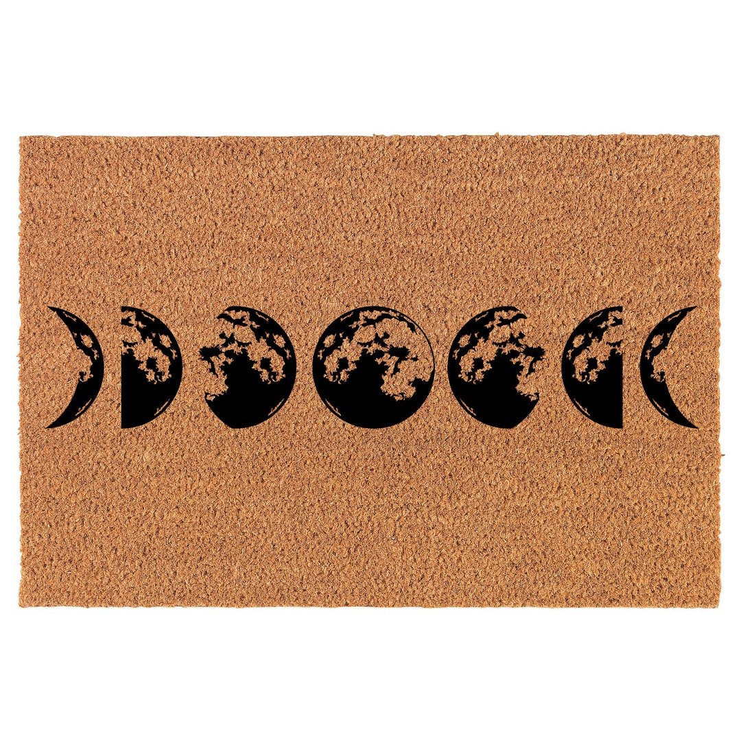 Moon Phases Coir Doormat Door Mat Housewarming Gift Newlywed Gift ...