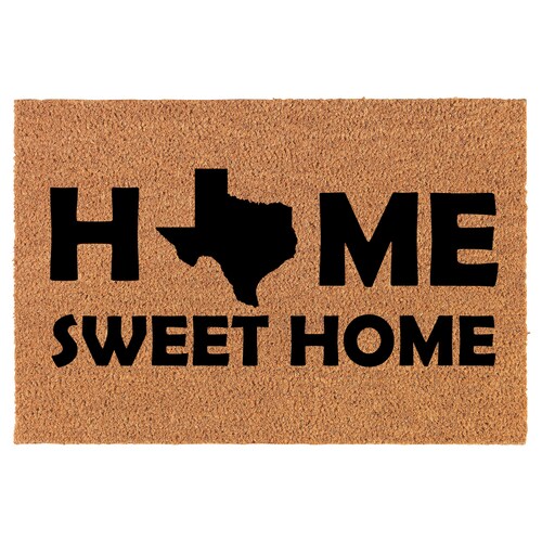 Texas Home Doormat Welcome Mat Housewarming Gift - Etsy