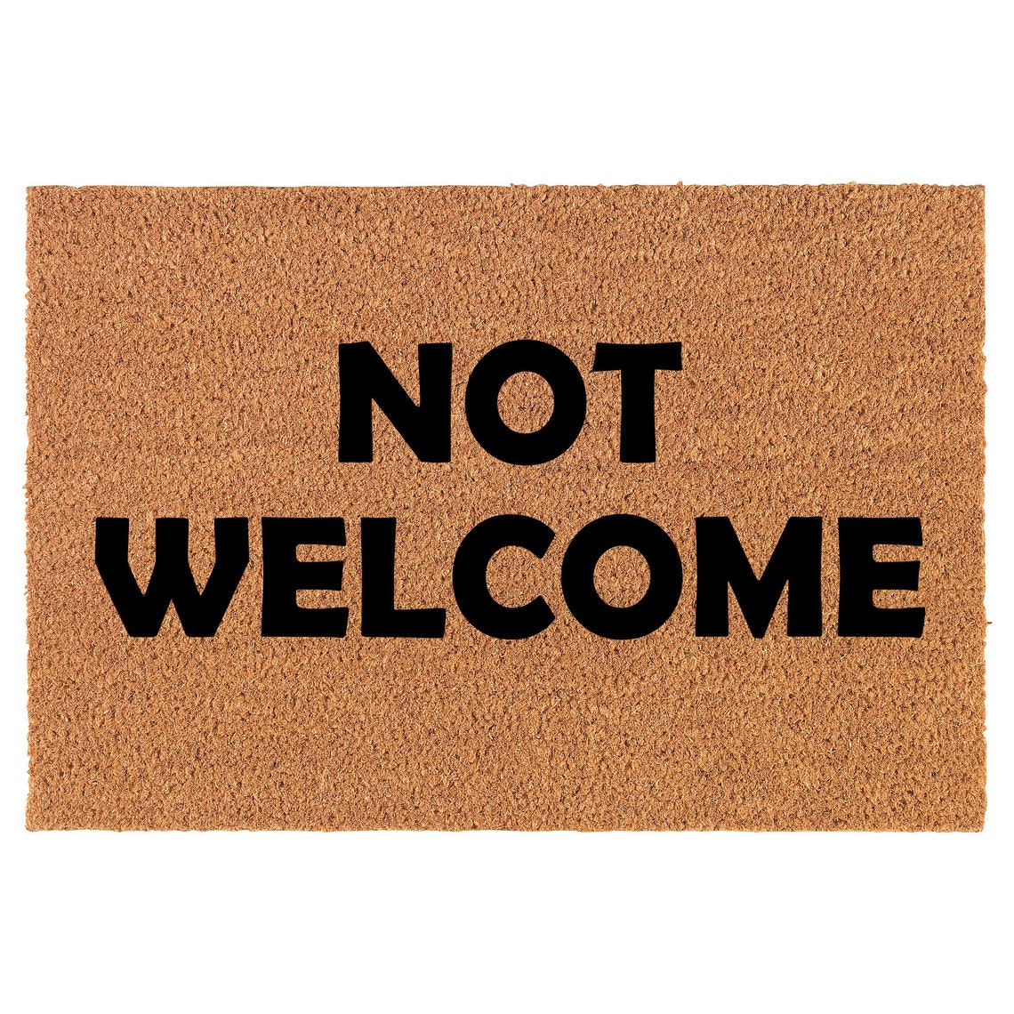 Not Welcome Funny Coir Doormat Door Mat Entry Mat Housewarming - Etsy