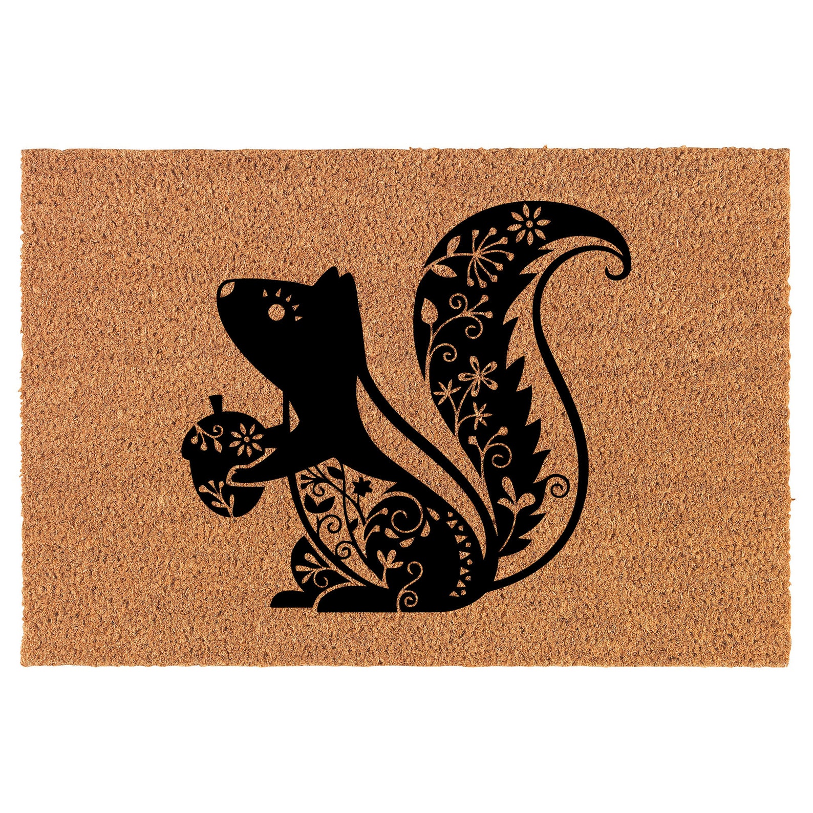 Fancy Squirrel Coir Doormat Door Mat Housewarming Gift - Etsy UK