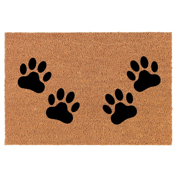 Paw Print Door Mat - Etsy