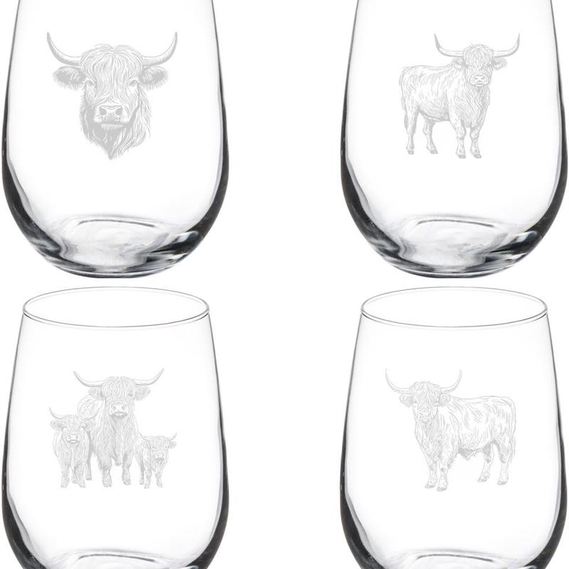Highland Cow Glass Gifts - 60+ Gift Ideas for 2026