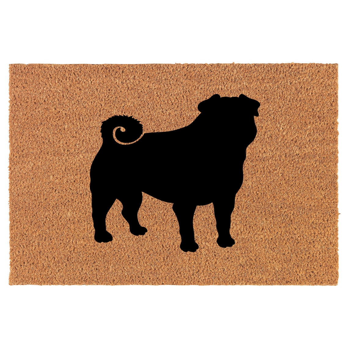 Pug Dog Coir Doormat Door Mat Entry Mat Housewarming Gift - Etsy