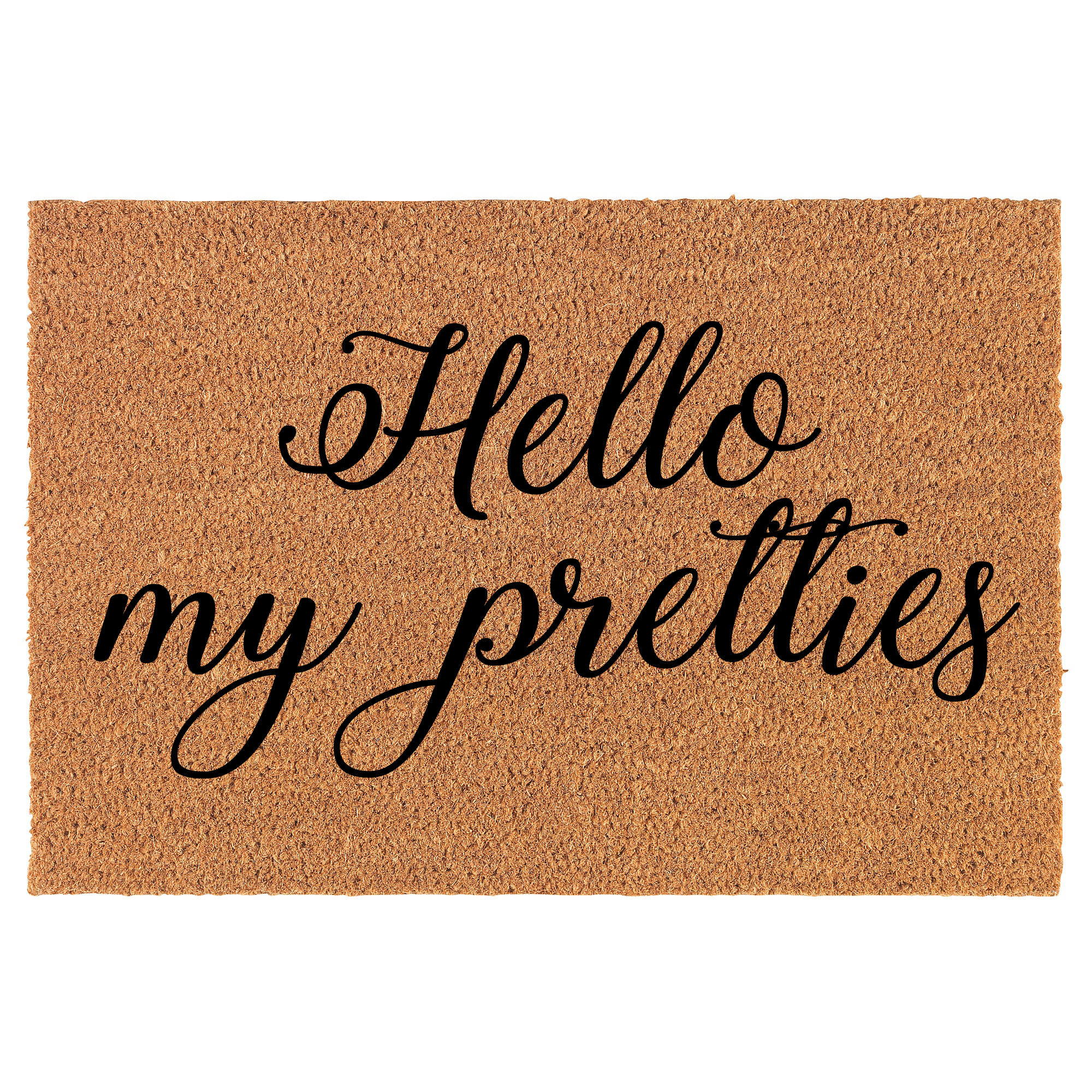 Hello My Pretties Coir Doormat Door Mat Housewarming Gift - Etsy