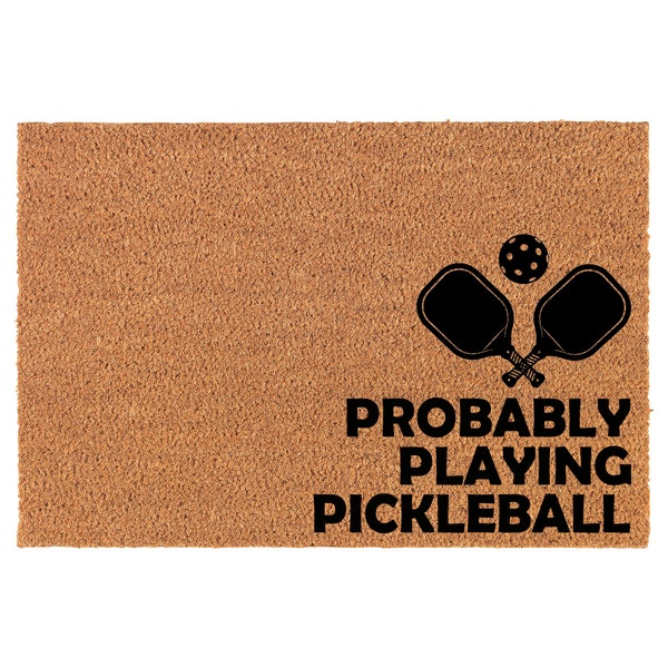 Pickleball Door Mats - Etsy