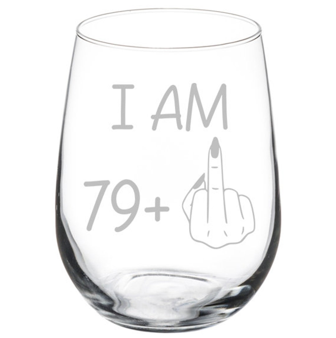 Female Middle Finger Funny 80th Birthday Gift for Her, 80th Birthday ...