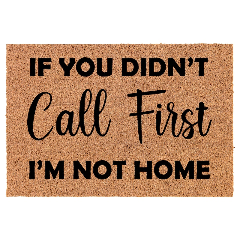 Did You Call Doormat - Etsy