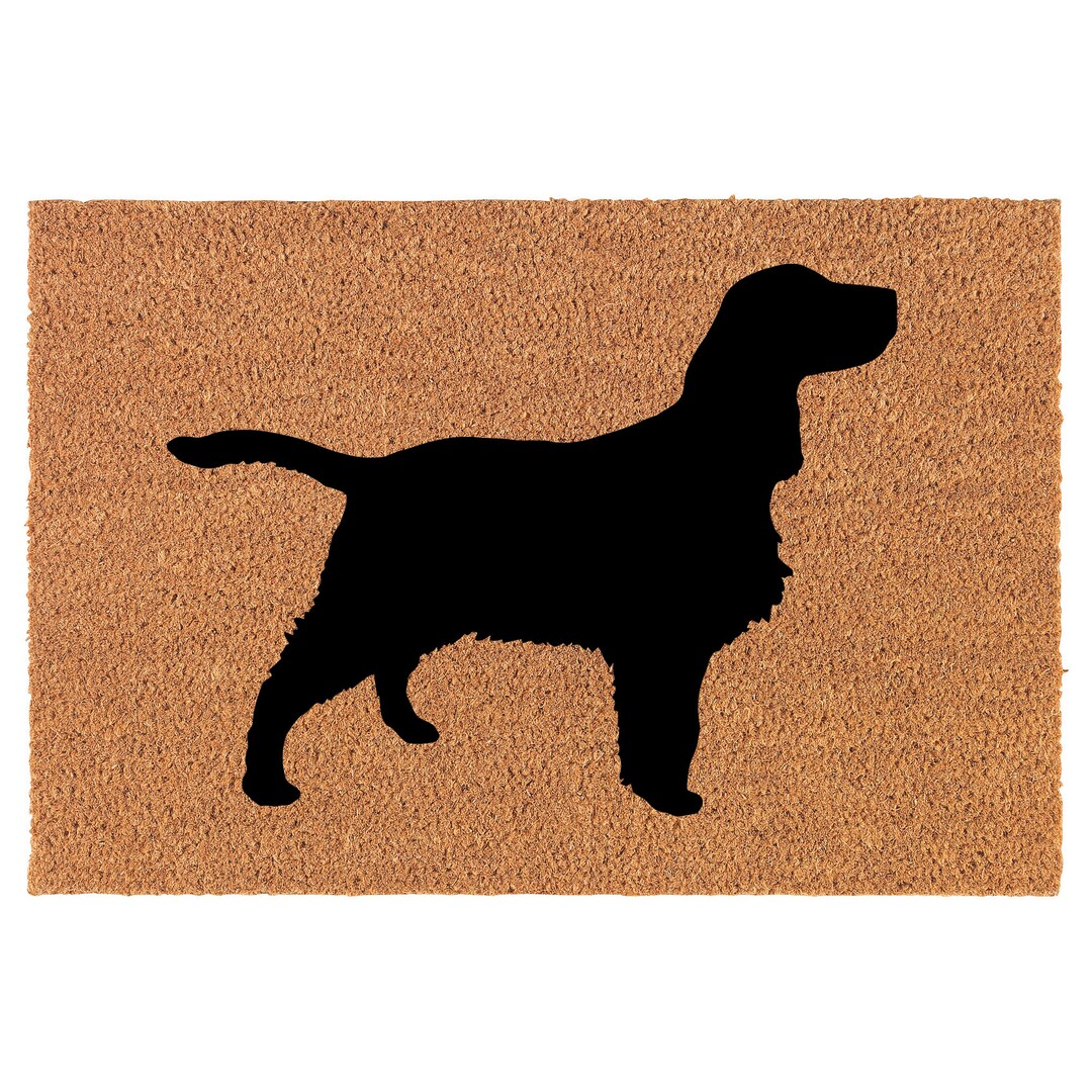 Springer Spaniel Dog Coir Doormat Door Mat Entry Mat Housewarming Gift ...