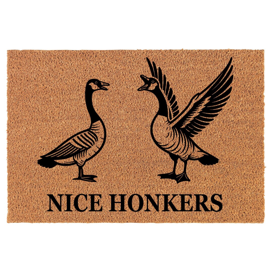 Nice Honkers Goose Funny Coir Doormat Door Mat Housewarming Gift ...