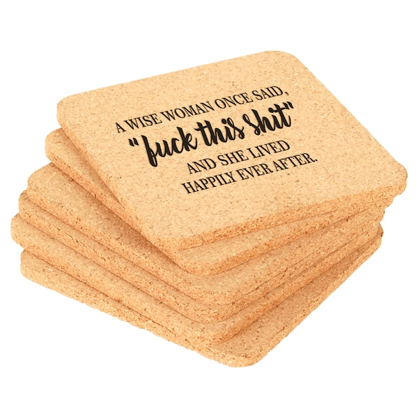 Cork Coasters - Etsy