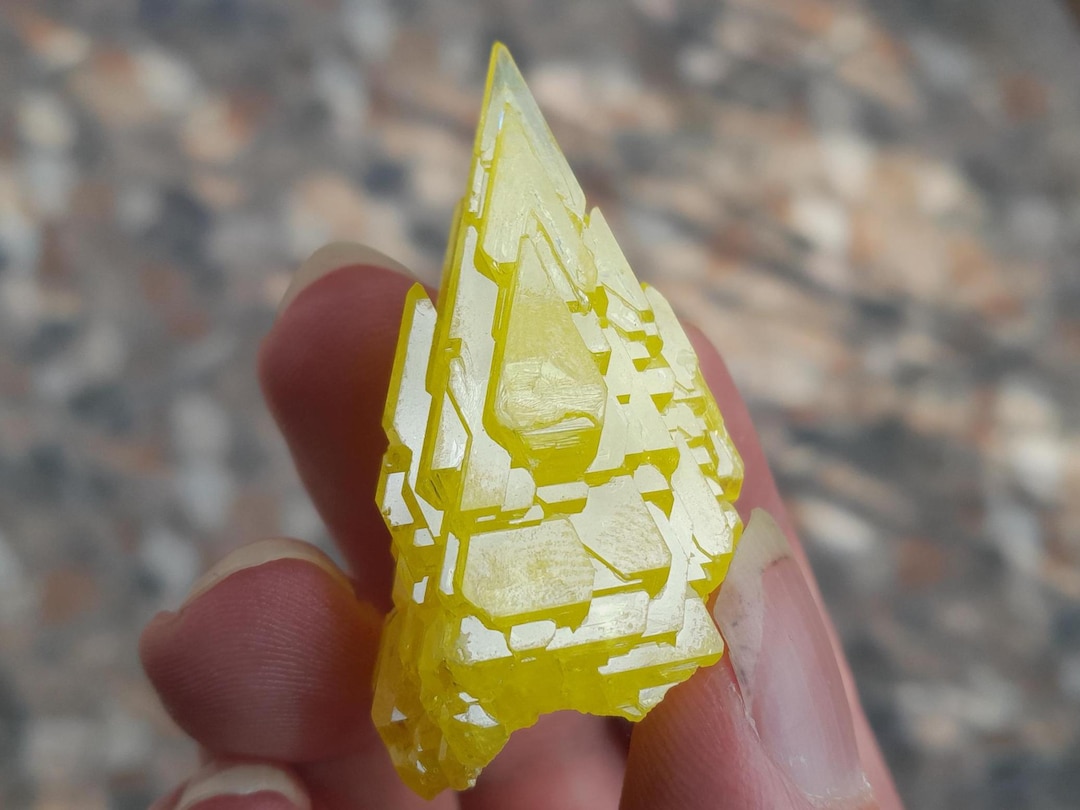 Little Sulfur Crystal, Sulfur Cluster, Raw Sulphur, Energy Stone, Decor ...