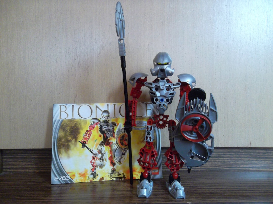 LEGO Bionicle Toa Hagah 8763 , Complete, Lego Vintage Set, Bionicle ...