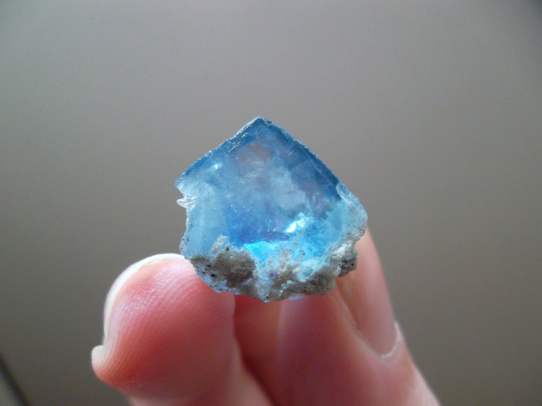 Blue Fluorite 12g, Fluorite Cluster, Natural Fluorite, Stone Gift Ideas ...