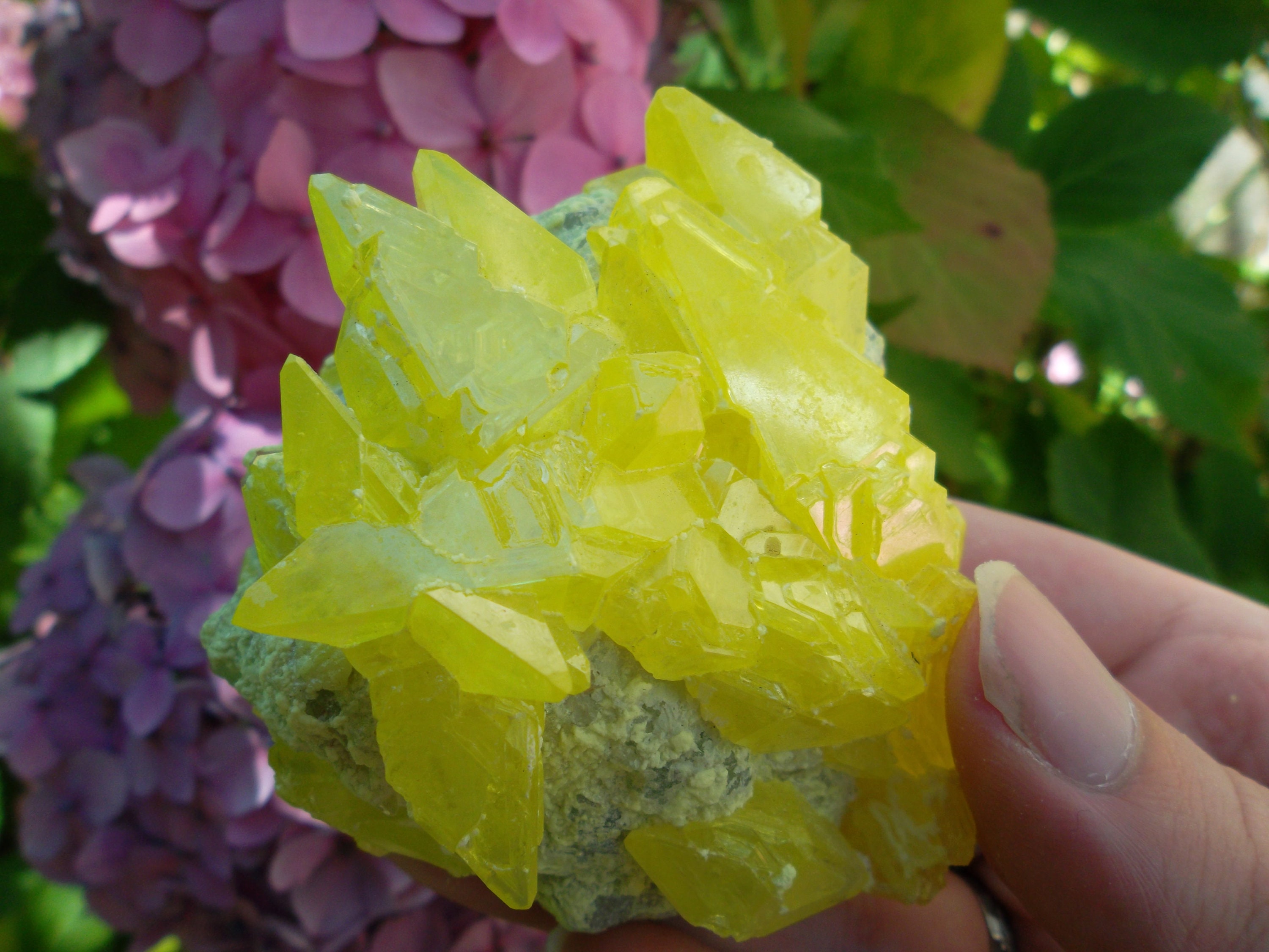 Yellow Sulfur Crystal Sulfur Cluster Strong Vibration Stone - Etsy