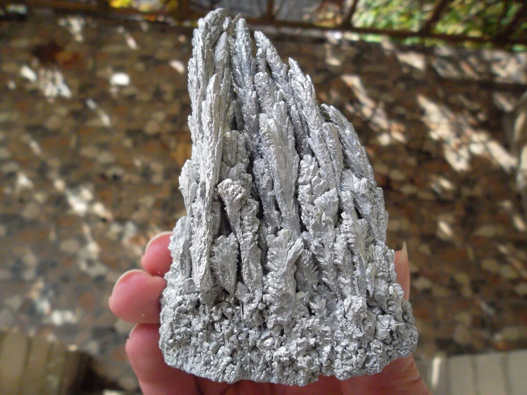 Magnesium Ore Silver Magnesium Cluster Raw Magnesium - Etsy