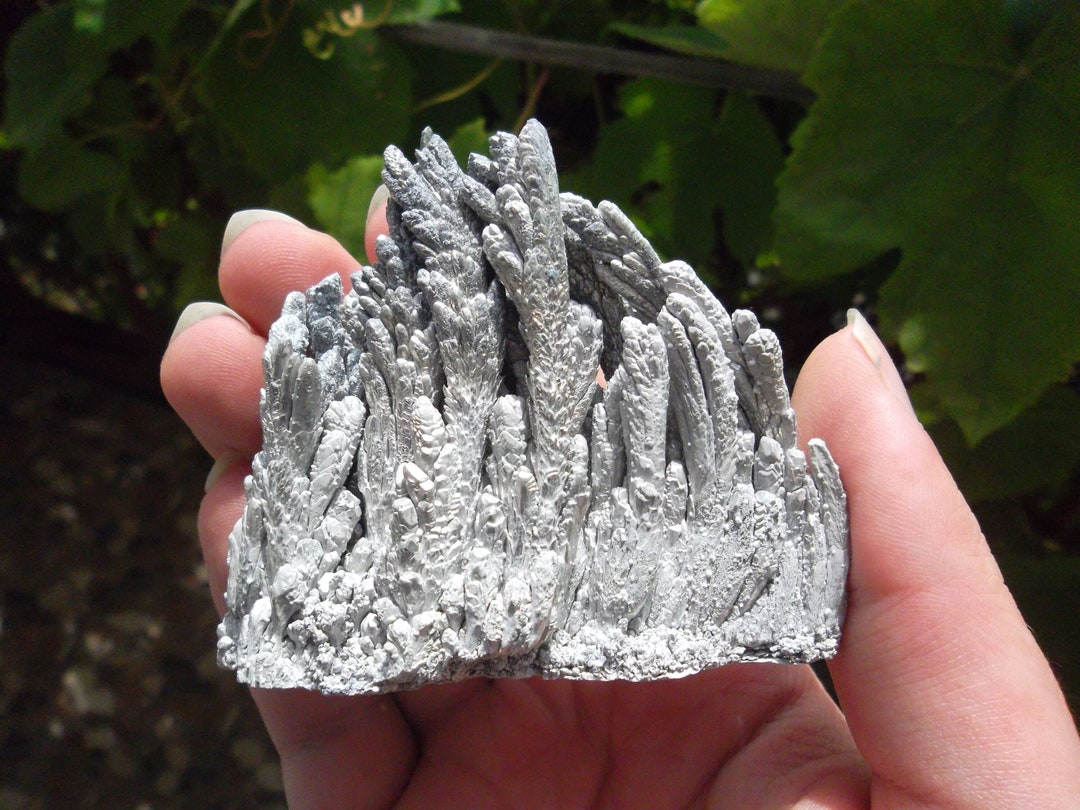 Magnesium Ore, Silver Magnesium Cluster, Raw Magnesium Specimen, Silver ...