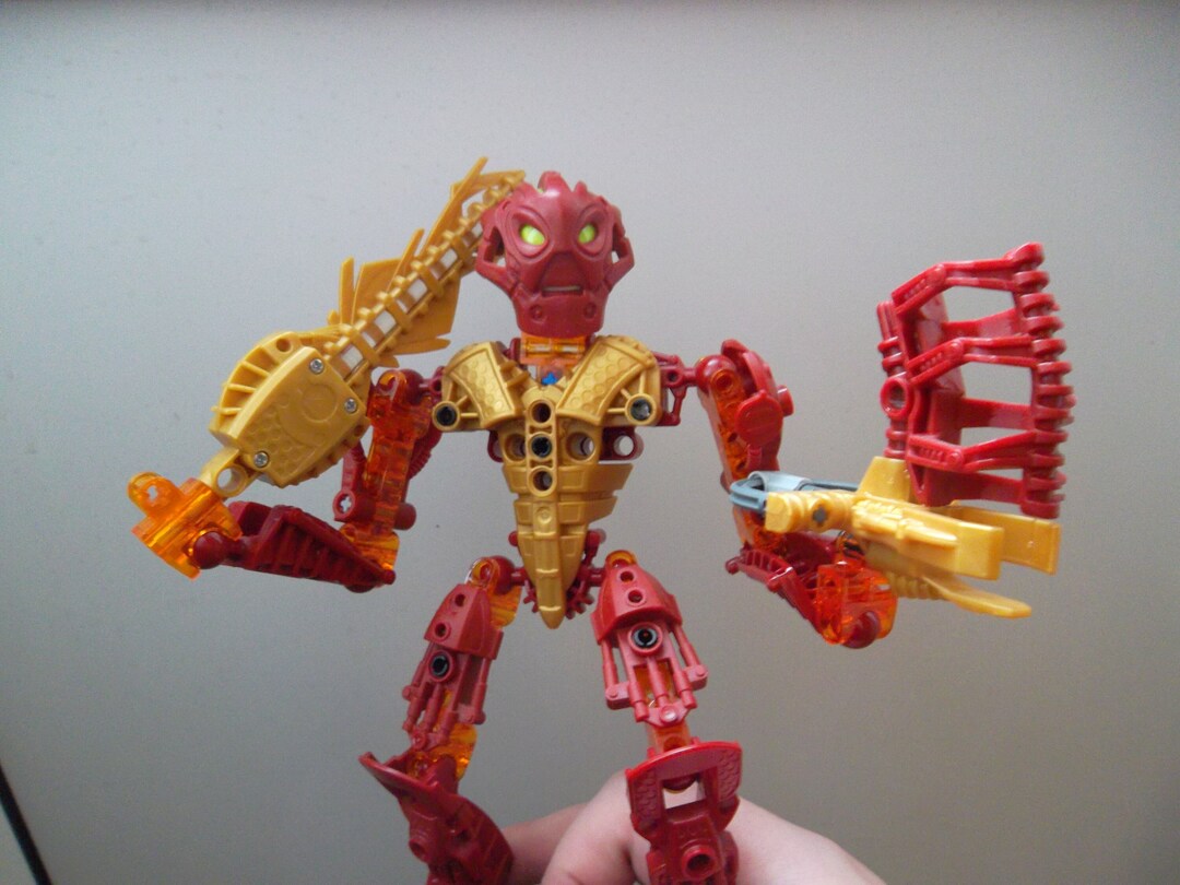 LEGO Bionicle Toa Jaller 8727, Complete, Lego Vintage Set, Bionicle ...
