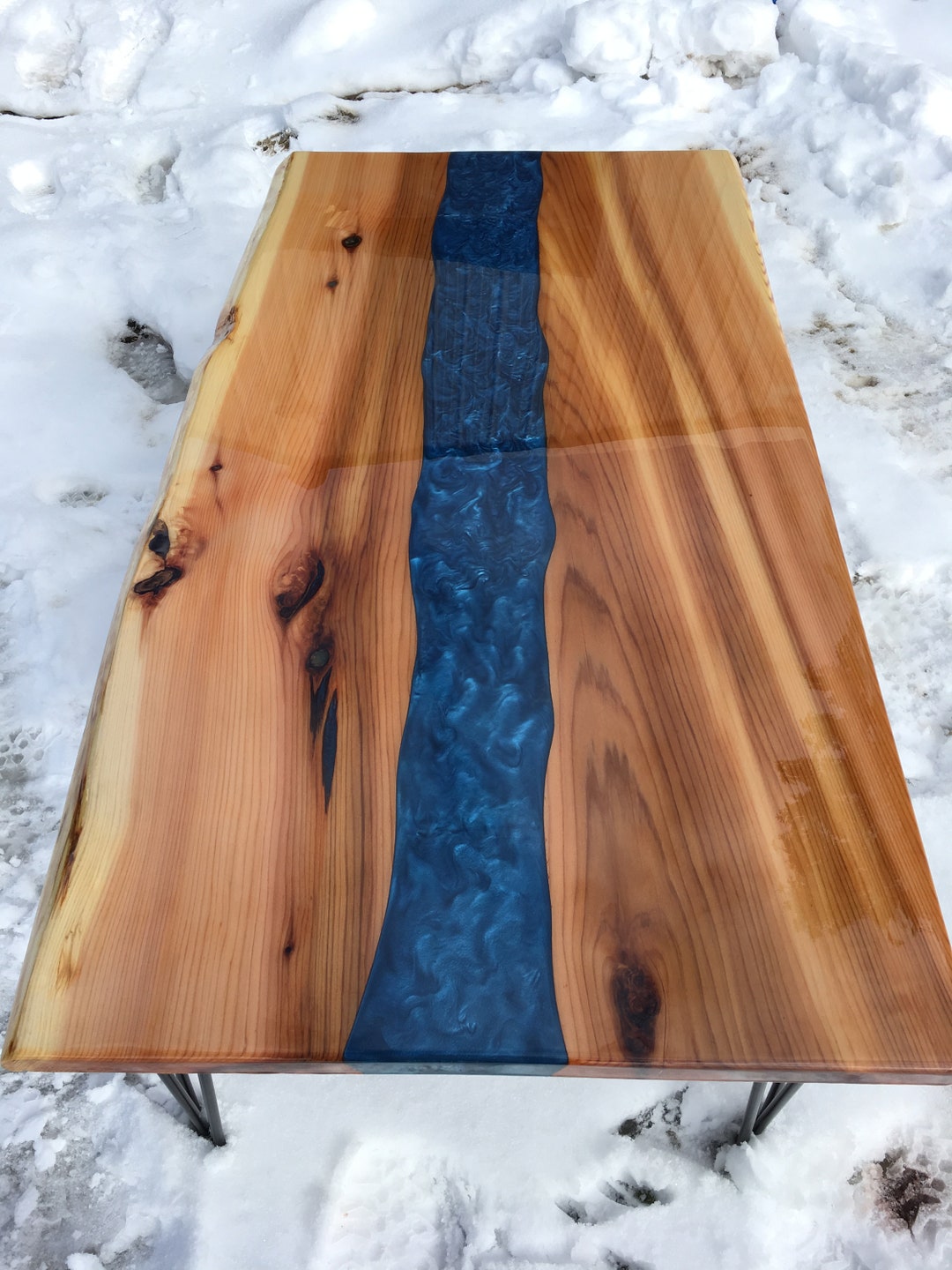 Resin River Table - Etsy