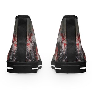 Women's Dragon Print High Top Sneakers, Custom Dragon Streetwear Shoes ...