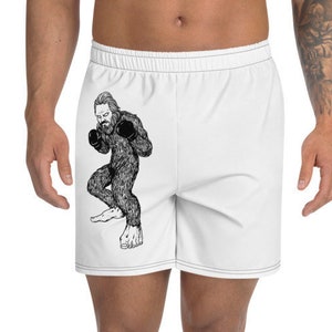 Bigfoot Boxer Shorts, Jogging Shorts, Sasquatch Gorilla Gift for Boxer ...