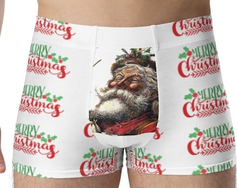 Santa Boxer Briefs - Etsy