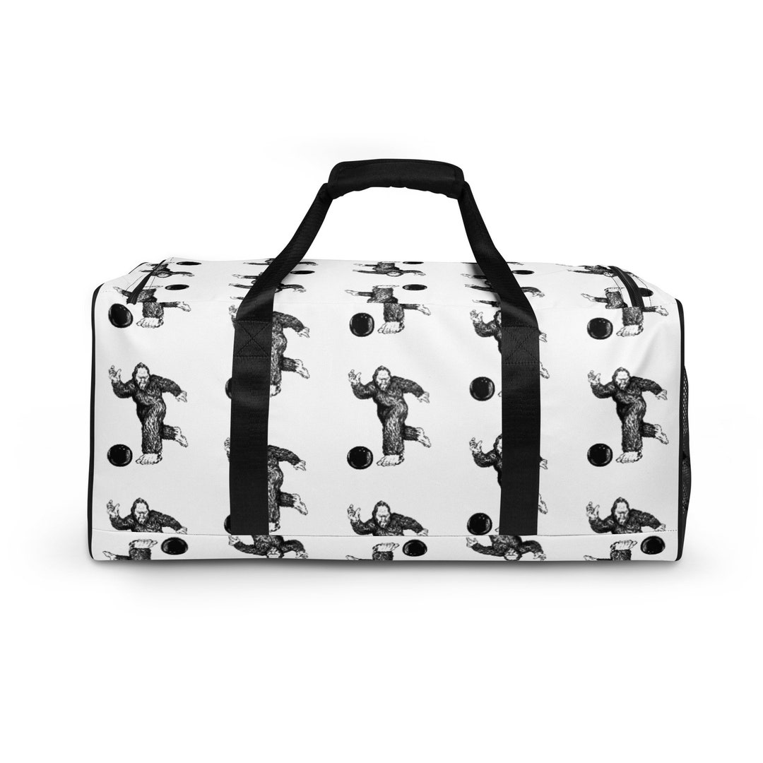 Bowling Bigfoot Duffle Bag, Sasquatch Bowling Yeti Bag, Gift for Bowler ...