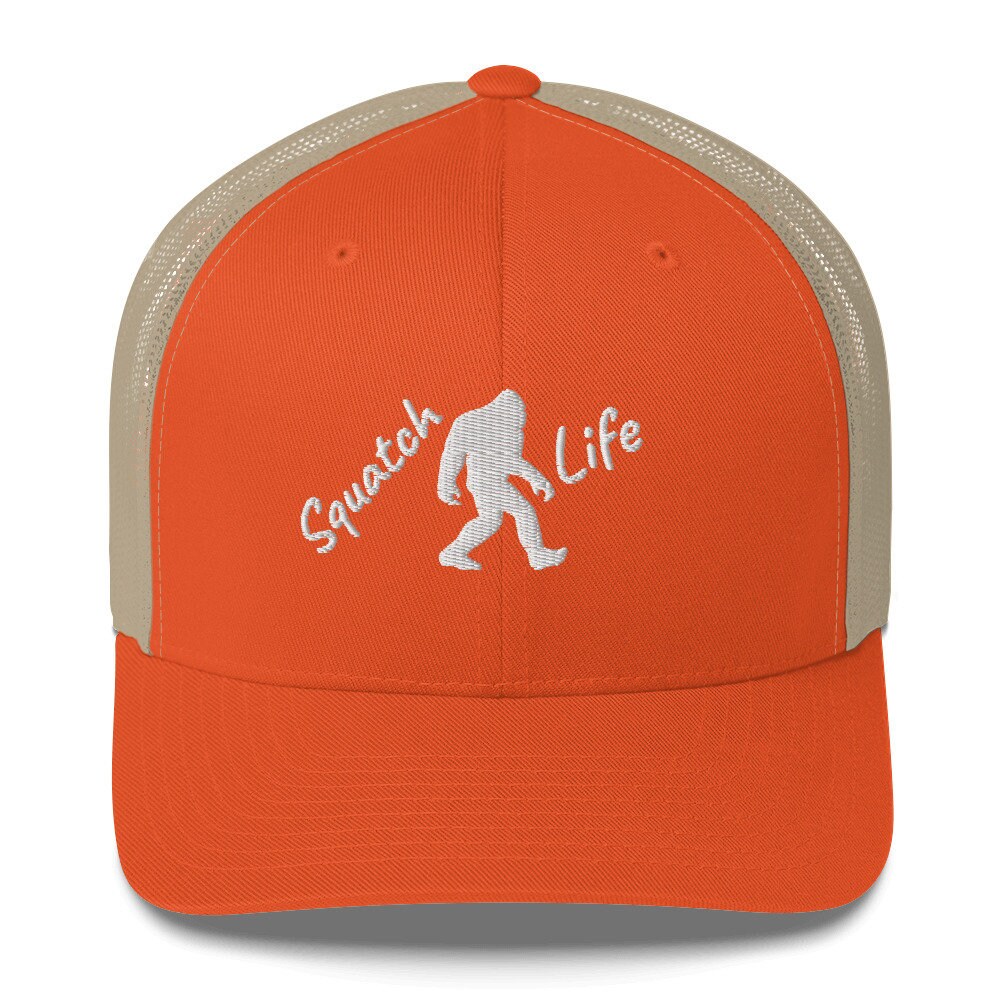 Bigfoot Cap, Sasquatch Hat, Squatch Life Trucker Cap, Embroidered - Etsy