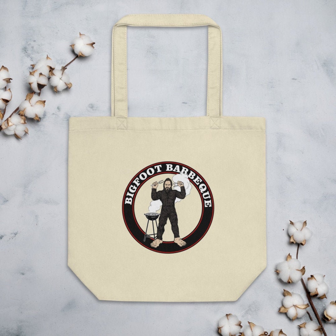 Bigfoot Chef BBQ Tote Bag, Sasquatch Tote Bag, Barbecue Bag, Chef Gift ...
