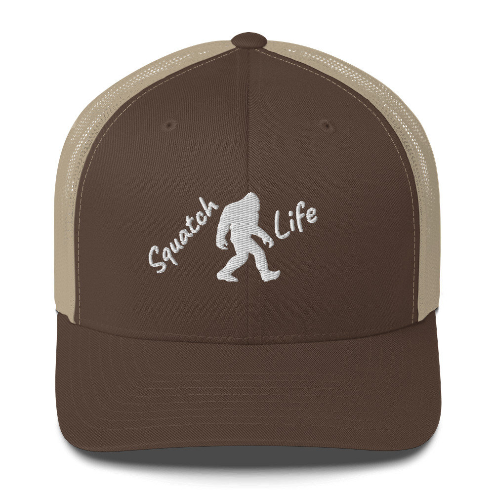 Bigfoot Cap, Sasquatch Hat, Squatch Life Trucker Cap, Embroidered - Etsy