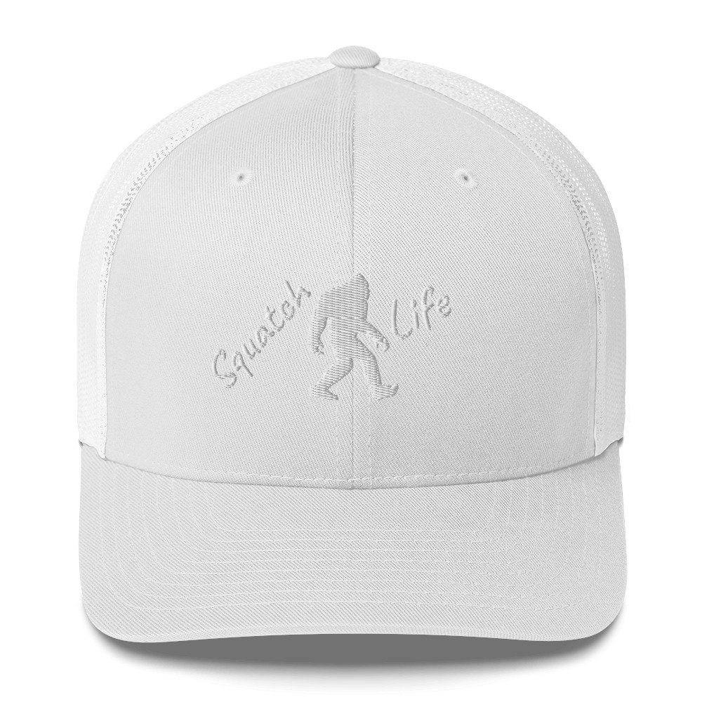 Bigfoot Cap, Sasquatch Hat, Squatch Life Trucker Cap, Embroidered - Etsy