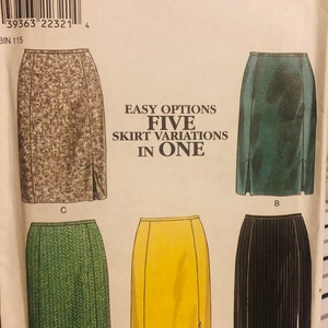 New Look 6809 Misses Size 8-18 Five Skirts Sewing Patterns Uncut - Etsy