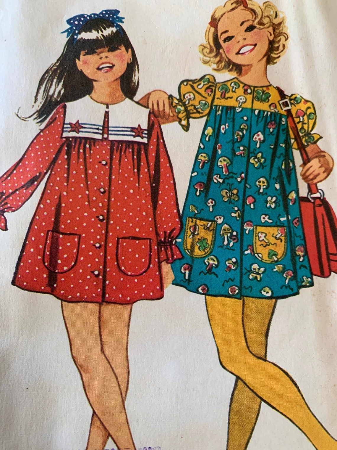 Simplicity 7520 Sewing Pattern Child and Girl’s Cape & Dress Size 6 ...