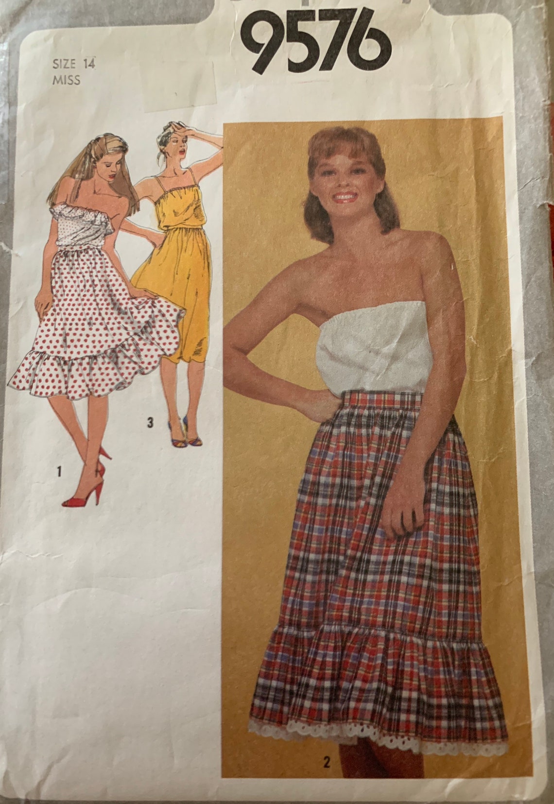 Vintage Simplicity 9576 Size 14 Misses Shoulderless Pullover - Etsy