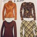 New Look Pattern 6779 Misses Sz A 8 10 12 14 16 18 Jersey Knit Pullover ...
