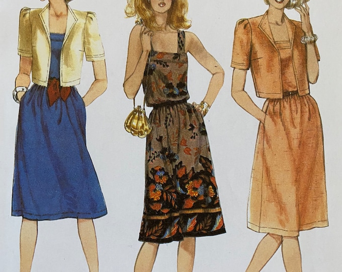 New Look Pattern 6779 Misses Sz A 8 10 12 14 16 18 Jersey Knit Pullover ...