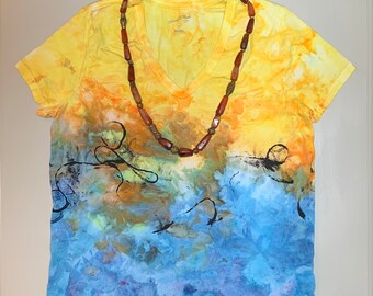 Hand Painted T Shirt | Etsy