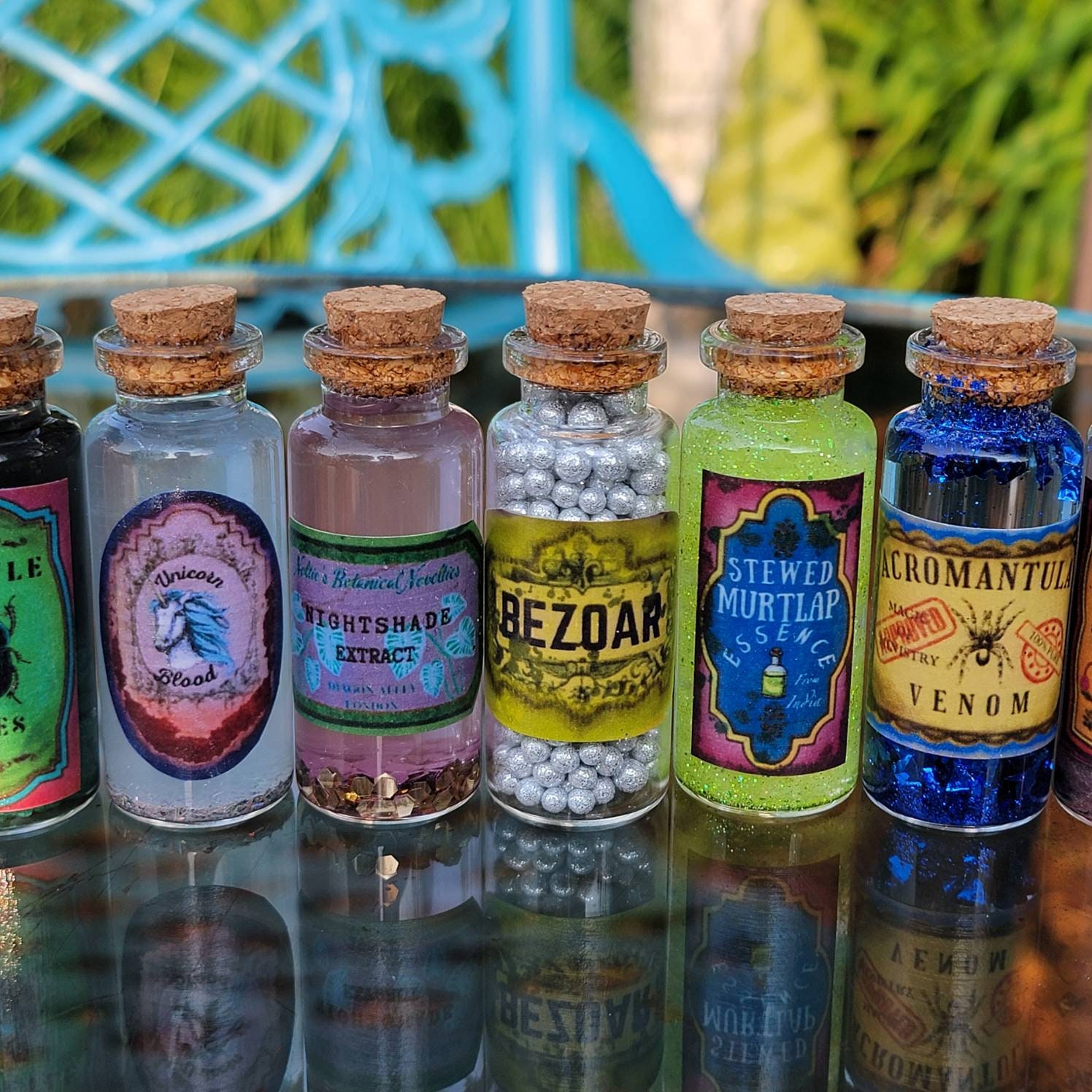 Set of 32 Harry Potter inspired potions | Etsy